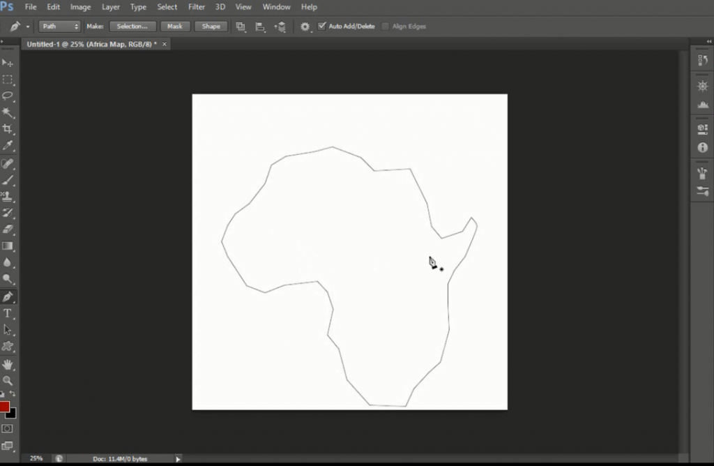 How To Create The African Map in 10 Minutes Using Adobe Photoshop CS6 ...